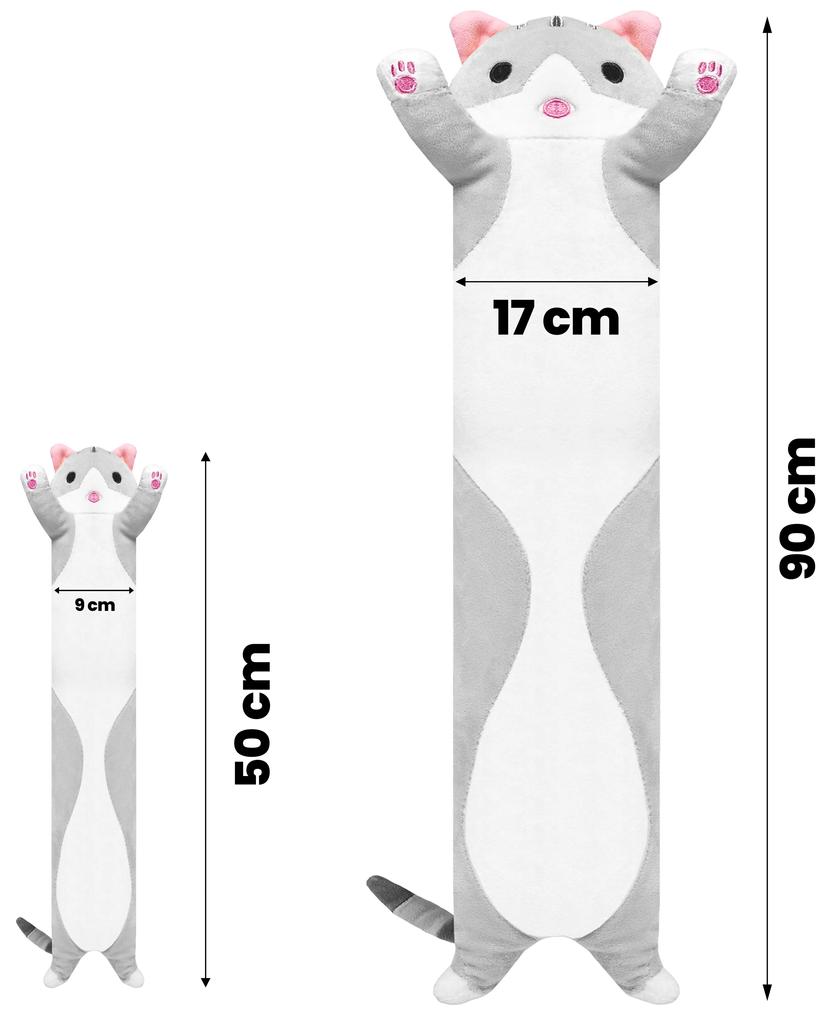 Aga4Kids Plyšový polštář Kočka 50 cm