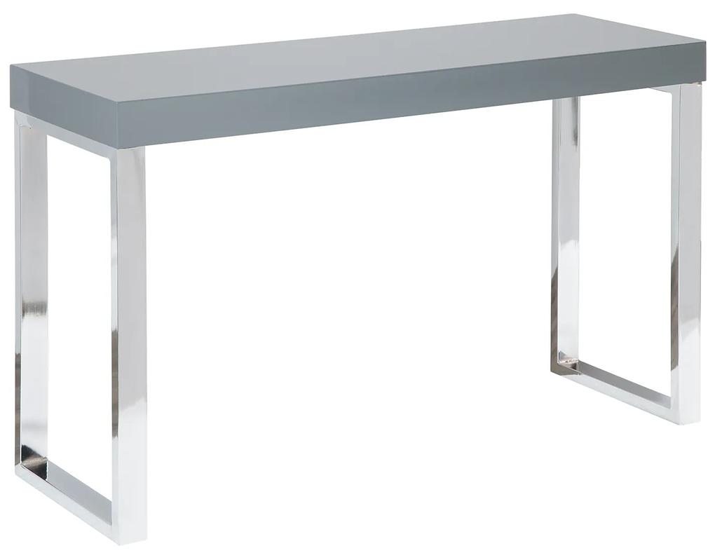 Kancelářeský stůl Gyek, 120 cm, tmavě šedý