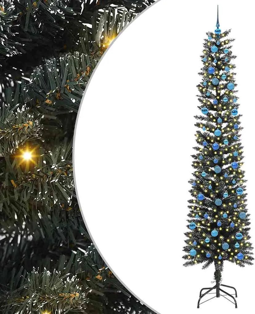 Umělý vánoční stromeček Zelená 240 cm PVC, plast a ocel 3395971