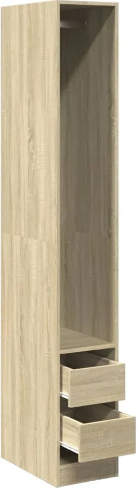 Šatní skříň dub sonoma 30 x 50 x 200 cm kompozitní dřevo 3307740