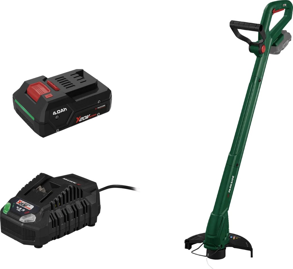 Parkside® Aku strunová sekačka Part 20-Li B2, Smart 4 Ah