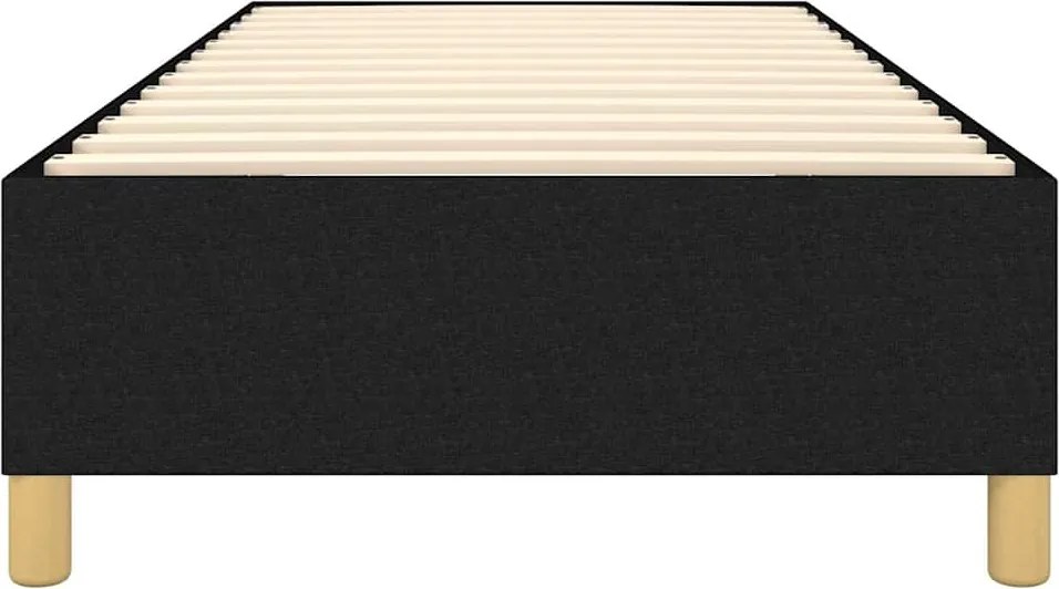 Rám postele s boxspringem černá 90x190 cm textil 3120923