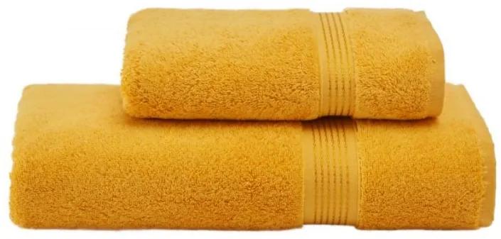 Soft Cotton Dárkové balení ručníků a osušek LANE Žlutá, 580 gr / m², Česaná prémiová bavlna 100%