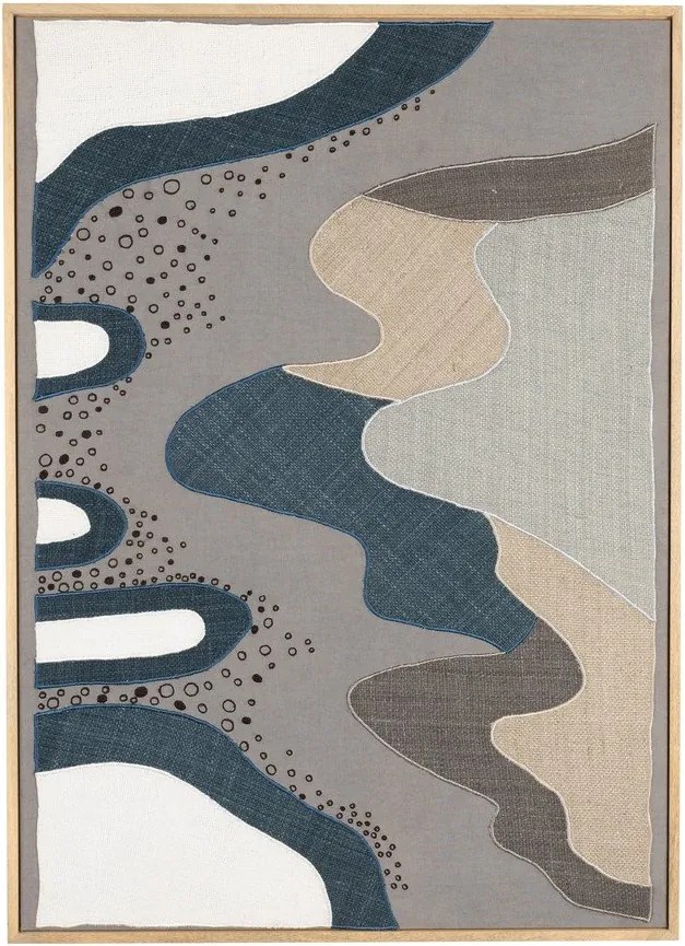 Obraz s rámem 75x104 cm Coastal – Zuiver
