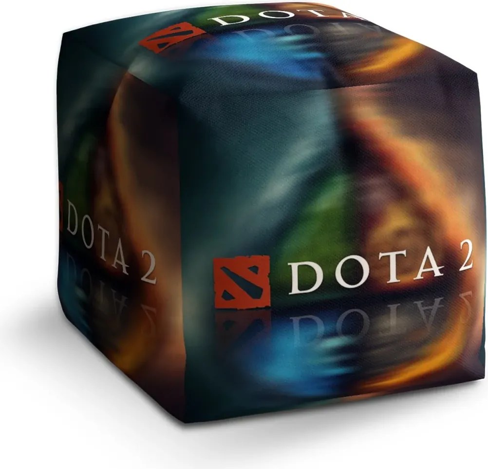 Sablio Taburet Cube DOTA 2 Glow - 50x50x50 cm