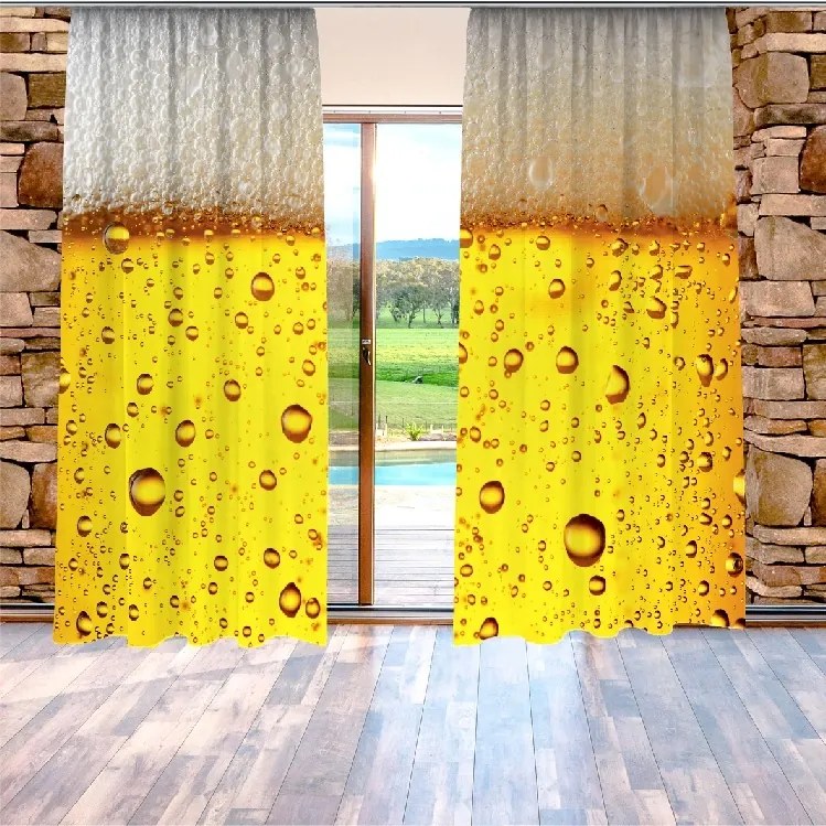 Závěsy Pivo (Rozměr : 140x250, Materiál: Blackout)