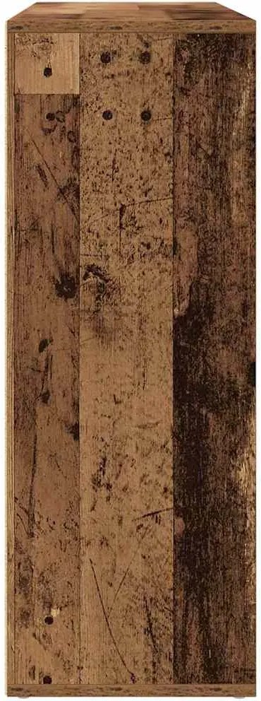 Servírovací skříň 2 ks Staré dřevo 60 x 31 x 84 cm 3334311