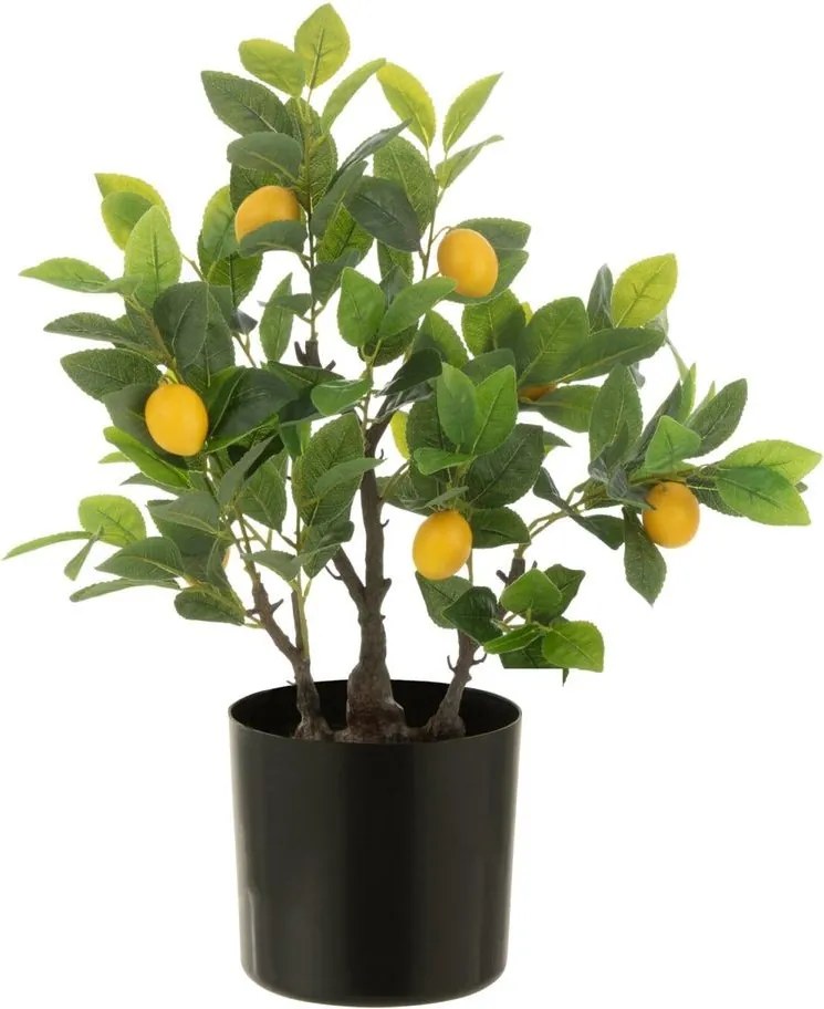Dekorační umělá rostlina citrónovník v květináči Lemon Tree - 45*32*60 cm