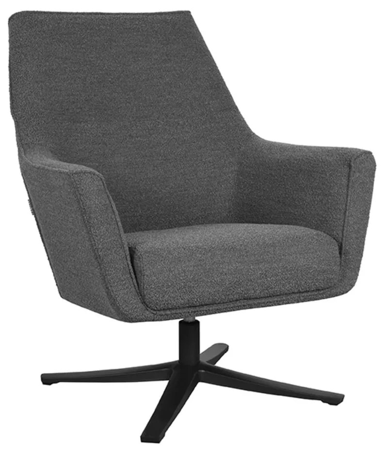 LABEL51 Křeslo TOD šedé bouclé CM-55.012