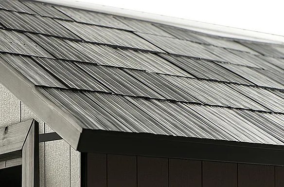 Zahradní domek plocha 350 x 229 cm (šedá-antracit)