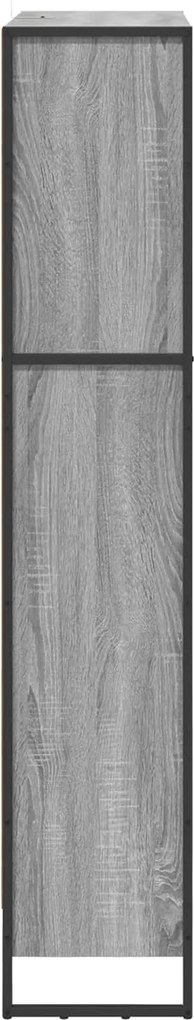 Knihovna 80 x 30 x 155 cm Kompozitní dřevo Šedá Sonoma 3403007