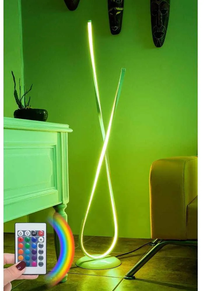 Designová stojanová lampa Delilah 120 cm vícebarevná