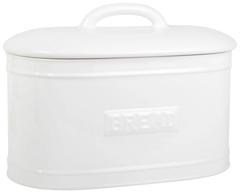 Ib Laursen - chlebník keramický ovál Pure White