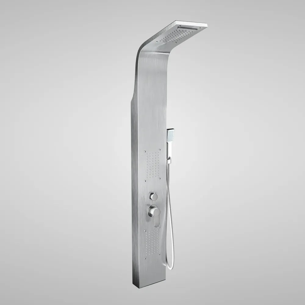 Bologna Silver Sprchový panel, z nerezové oceli