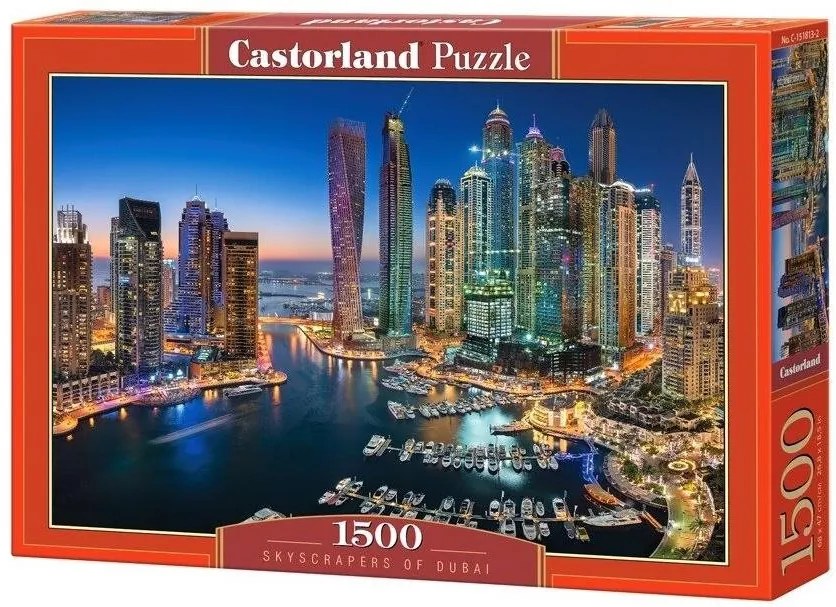 Castorland puzzle mrakodrapy v dubaji 1500 dílků