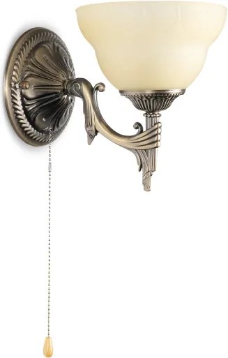 Brilagi - Nástěnná lampa DAHLIA 1xE27/40W/230V mosaz