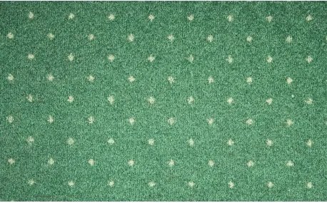 Metrážový koberec Akzento 22 Zelená, Šíře role 4m B-Line Kod2602