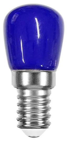 Diolamp LED mini žárovka modrá ST26 1W/230V/E14/Blue/60Lm/360°