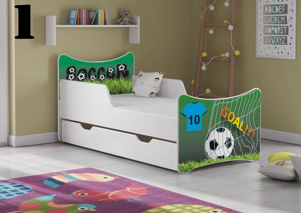 Plastiko Dětská postel Fotbal - 1 - 180x90