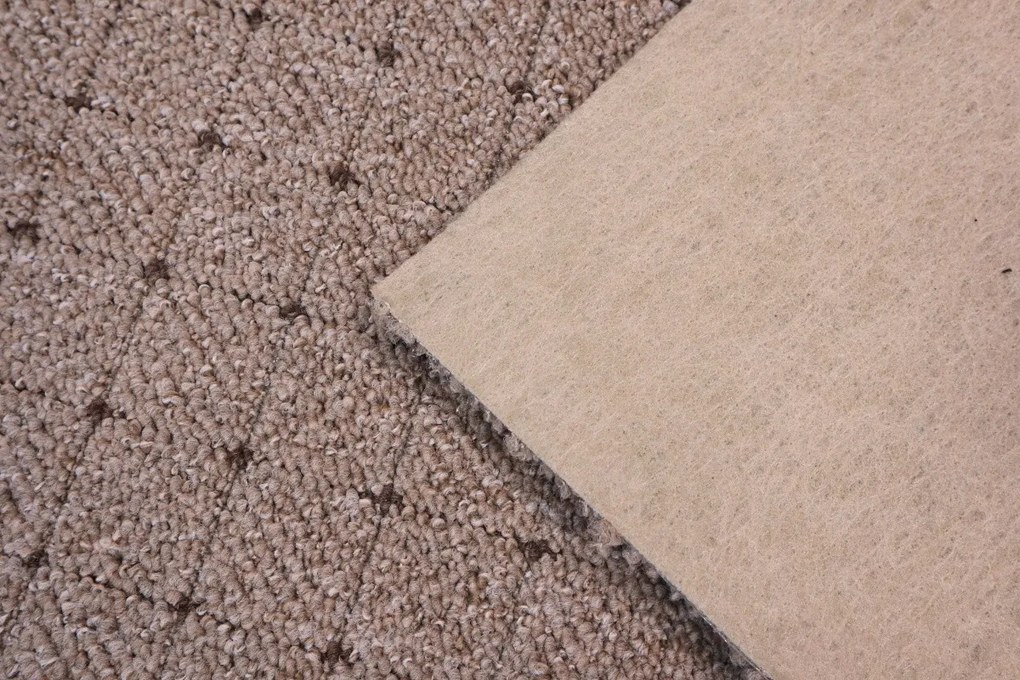 Condor Carpets, Metrážový koberec Udinese béžový new - neúčtujeme odřezky z role, na míru, šíře 4m, béžová, filc, chodba / předsíň