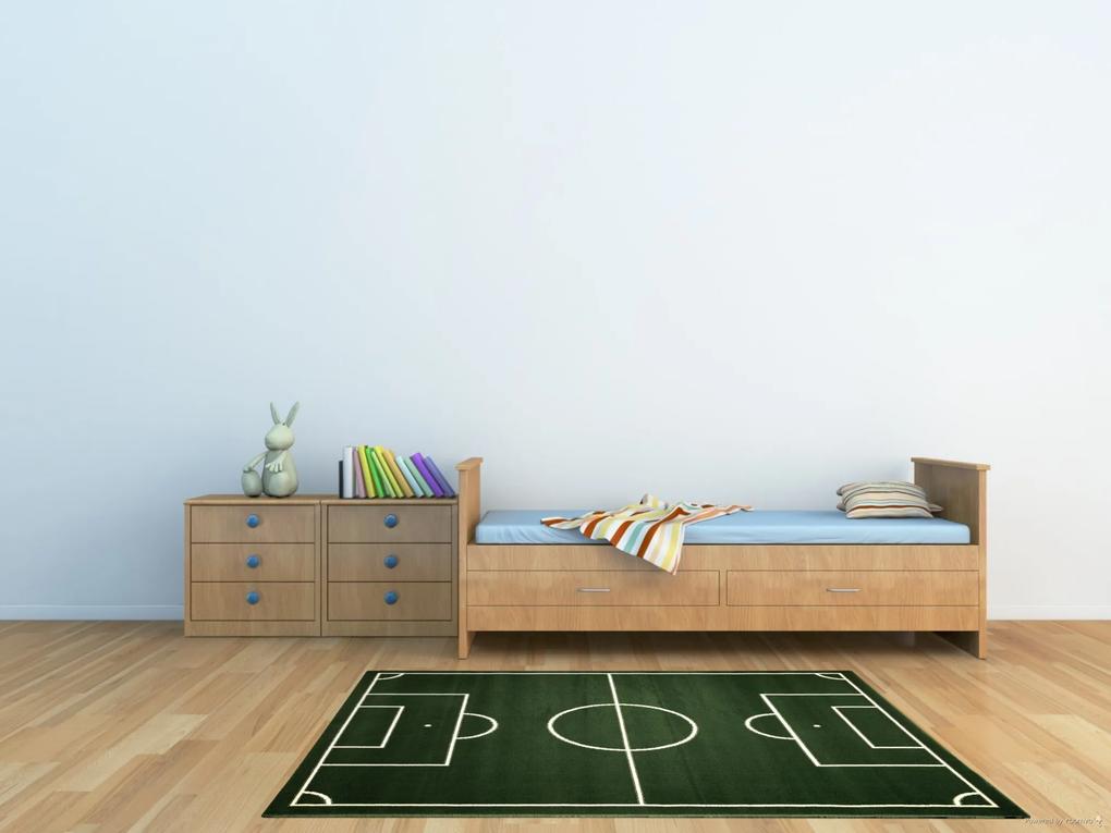 Alfa Carpets Kusový koberec Fotbal green ROZMĚR: 120x170