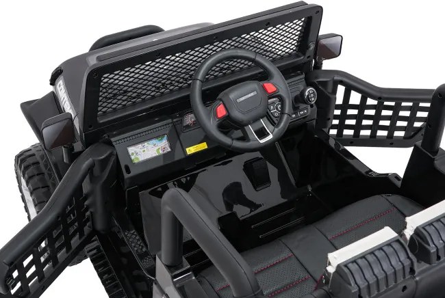 Elektrické autíčko Jeep BEAST 4x4 černé