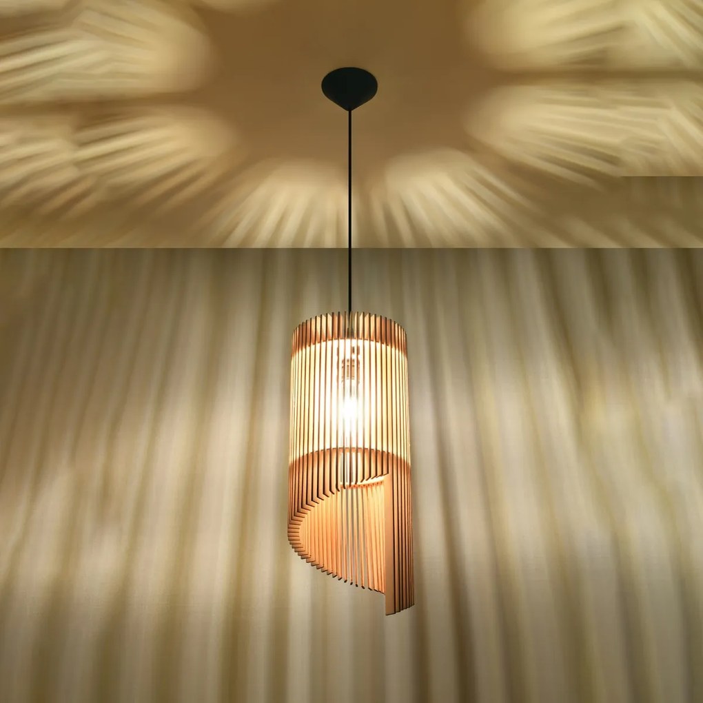 Sollux Lighting Závěsné svítidlo ALEXIA dřevo