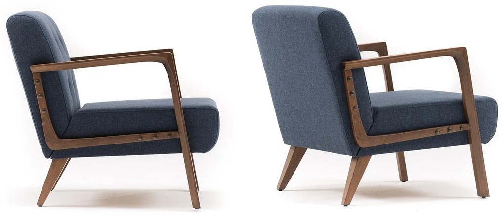 Designové křeslo Tamarix modré