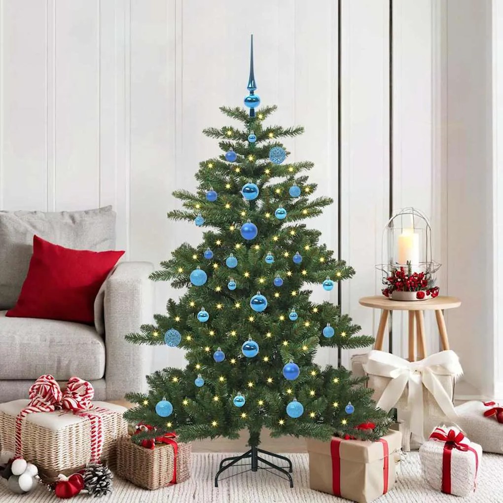 Umělý Skládací Vánoční Strom Zelená 150 cm PVC a ocel 3397660