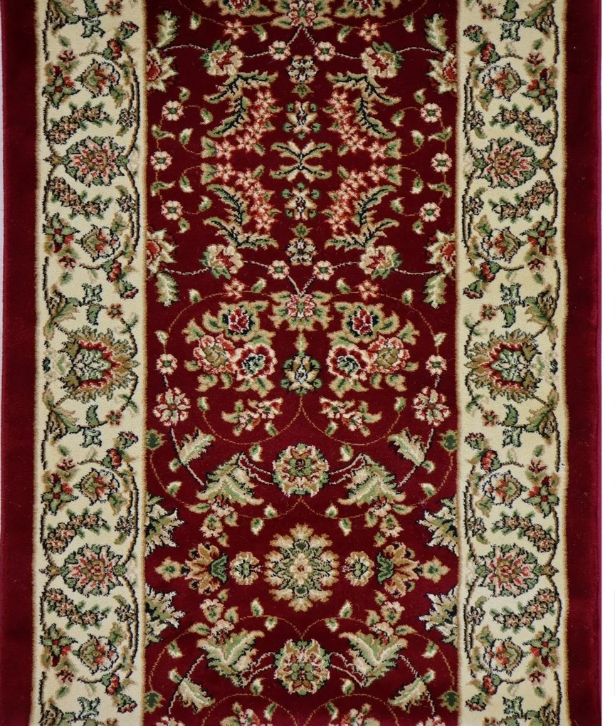 Berfin Dywany, Běhoun na míru Anatolia 5378 B (Red), šíře 80 cm, červená, chodba / předsíň