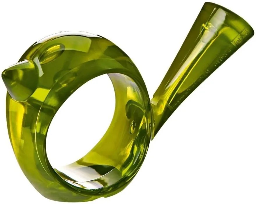 Ozdobný prstenec na ubrousky [pi:p] - olivová barva, KOZIOL