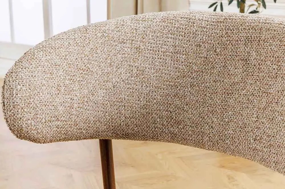Designová jídelní židle Harding taupe béžová / hnědá