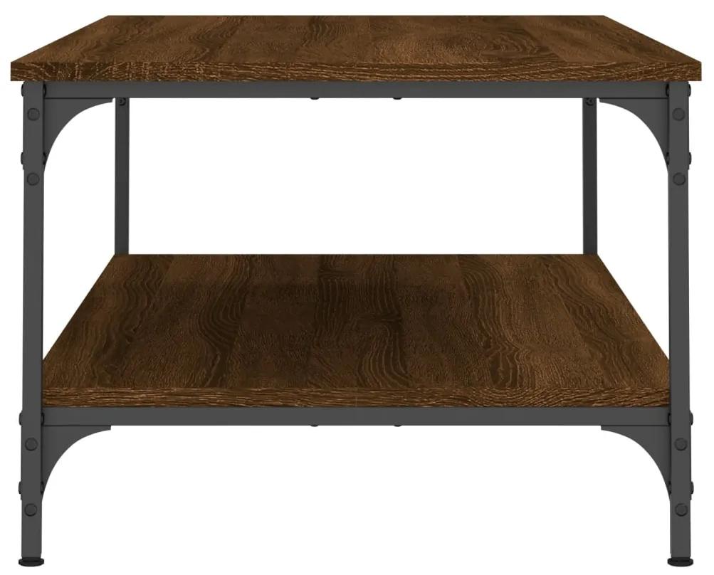 Konferenční stolek hnědý dub 100 x 55 x 40 cm kompozitní dřevo