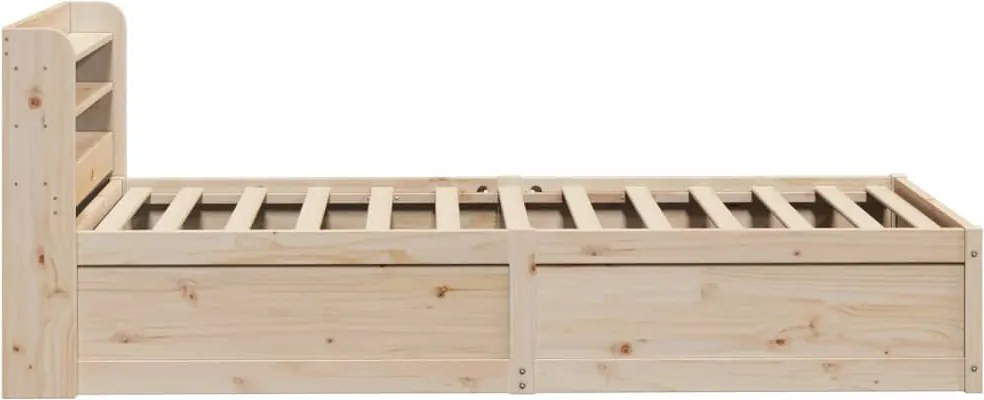 Rám postele s čelem 90 x 190 cm masivní borovice 3307104