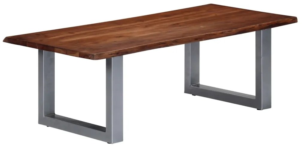 Konferenční stolek s živou hranou 115x60x40 cm akáciové dřevo,  247828