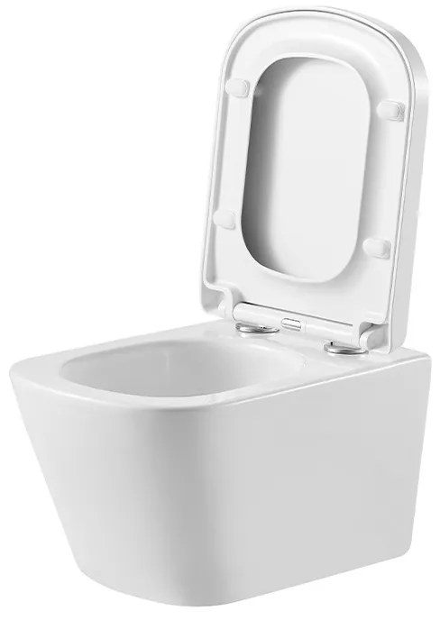 BPS-koupelny Závěsná WC mísa se SoftClose sedátkem HYD-5362, bílá