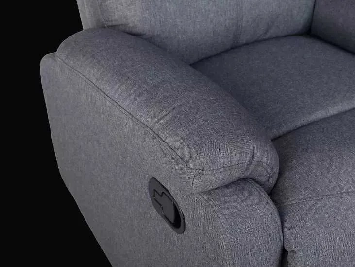 LuxuryForm DESIGN Televizní křeslo CARLOS s polohováním - šedé