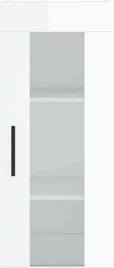 vidaXL Skříň highboard 34,5 x 34 x 180 cm kompozitní dřevo [3199195] Barva: hnědý dub