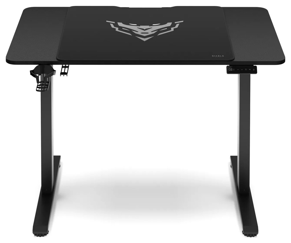 Elektricky výškově nastavitelný stůl 110 cm černý: Diablo X-Tensio 1100