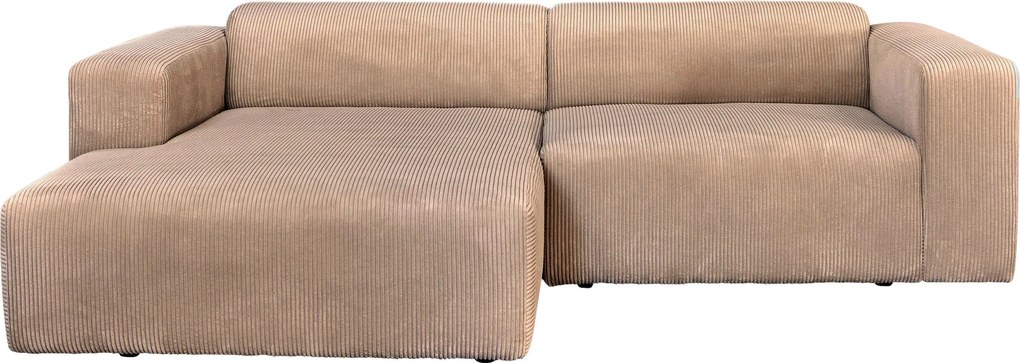 XXXLutz ROHOVÁ SEDAČKA, textil, světle hnědá P & B - Sedací soupravy - 002330003312
