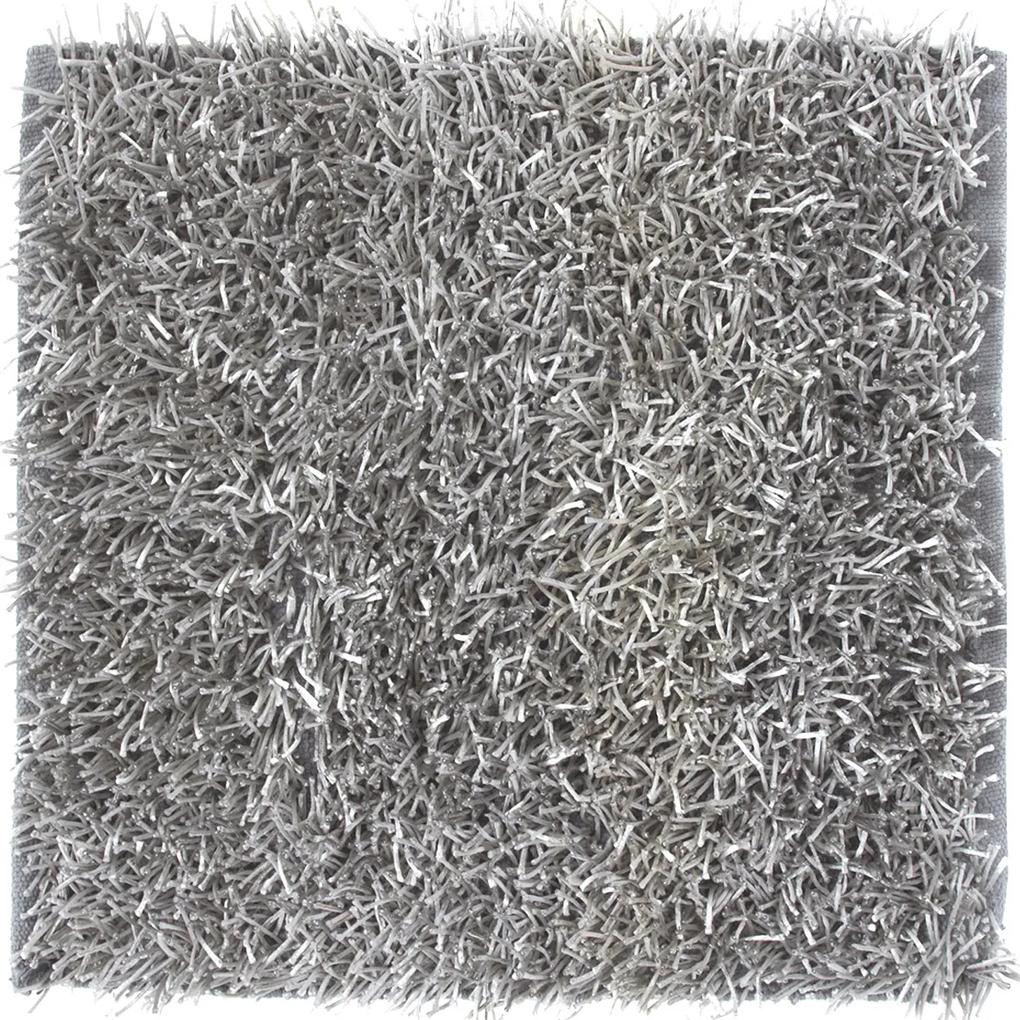 Koupelnový kobereček Kemen 60 x 60 cm stříbrný