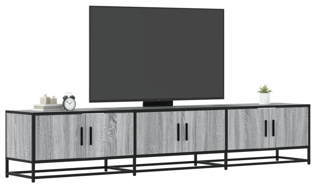 TV skříňka šedá sonoma 210 x 35 x 41 cm kompozitní dřevo 3300793