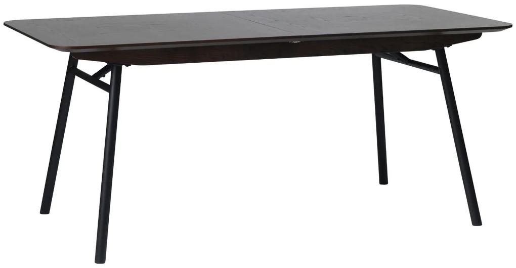OnaDnes -20% Tmavě hnědý dubový rozkládací jídelní stůl Unique Furniture Latina 180-230 x 90 cm