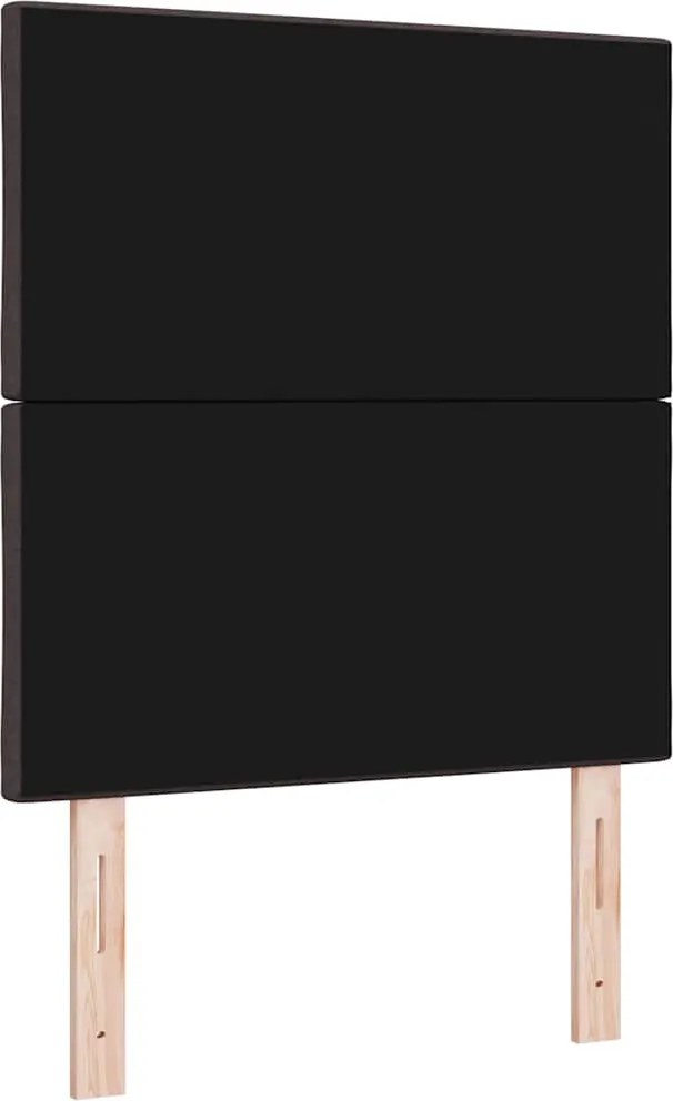 Čelo postele Tmavě hnědá 80 cm textil 3337876