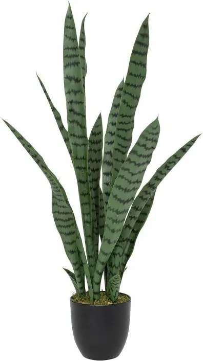 Umělá pokojová rostlina sansevieria Toby, 90 cm