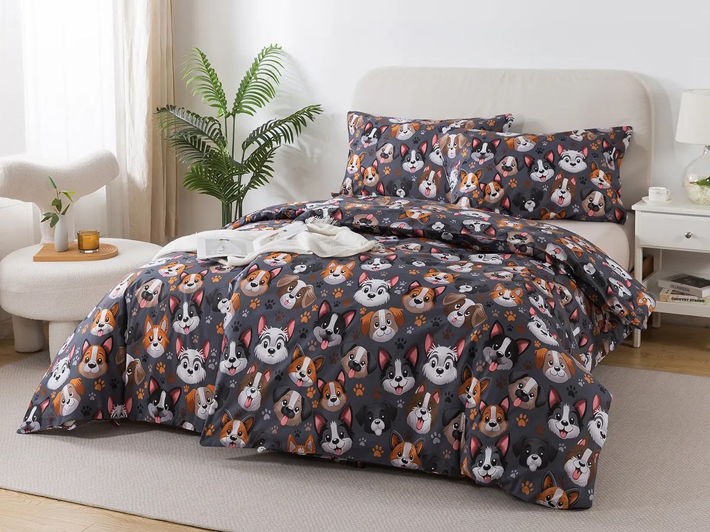 XPOSE® Bavlněné Renforcé povlečení DOGS