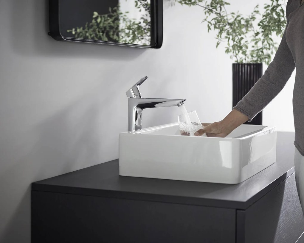 Hansgrohe Logis, umyvadlová baterie bez odtokové soupravy, chromová, 71091000
