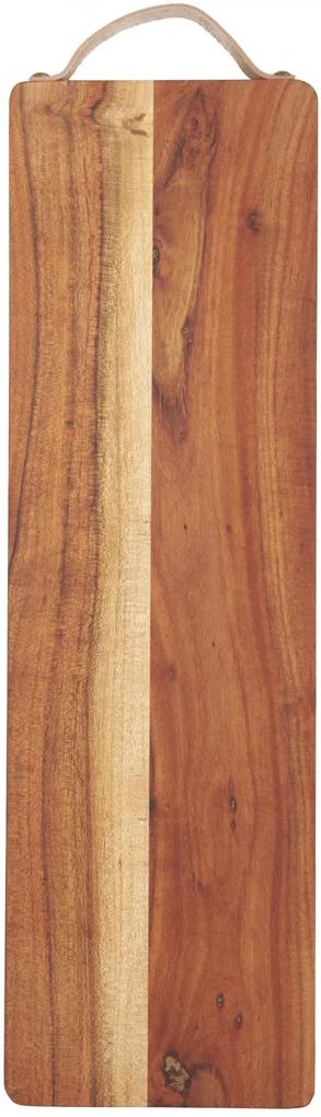 IB LAURSEN Dřevěné prkénko Oiled Acacia - větší, hnědá barva, přírodní barva, dřevo