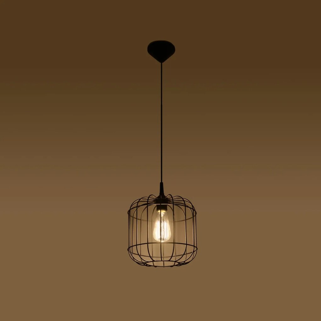 Sollux Lighting Závěsné svítidlo CELTA černé