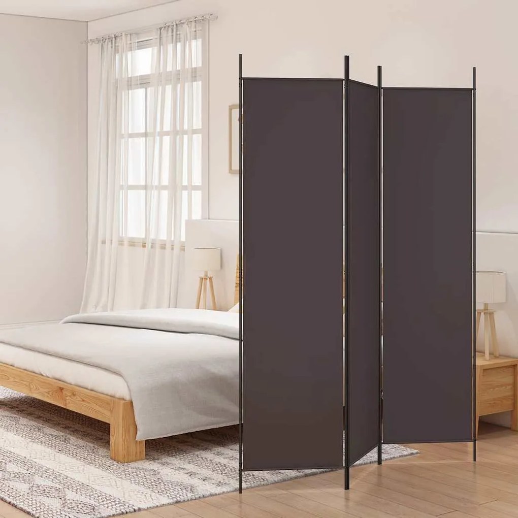 vidaXL 3dílný paraván 150x200 cm textil [42039207] Barva: Béžová